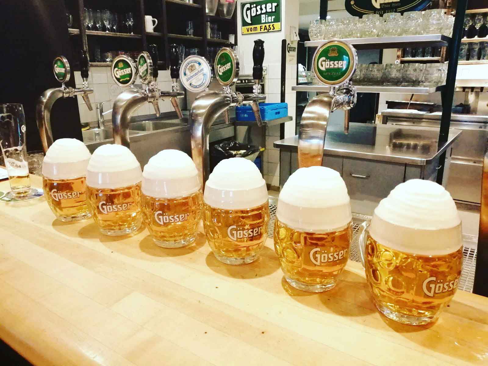 Das Gösserbräu und Familie Wanik - wir im bild